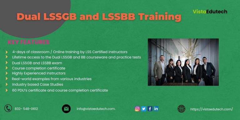 Dual Lean Six Sigma Green and Black Belt Certification Training – Vista ...