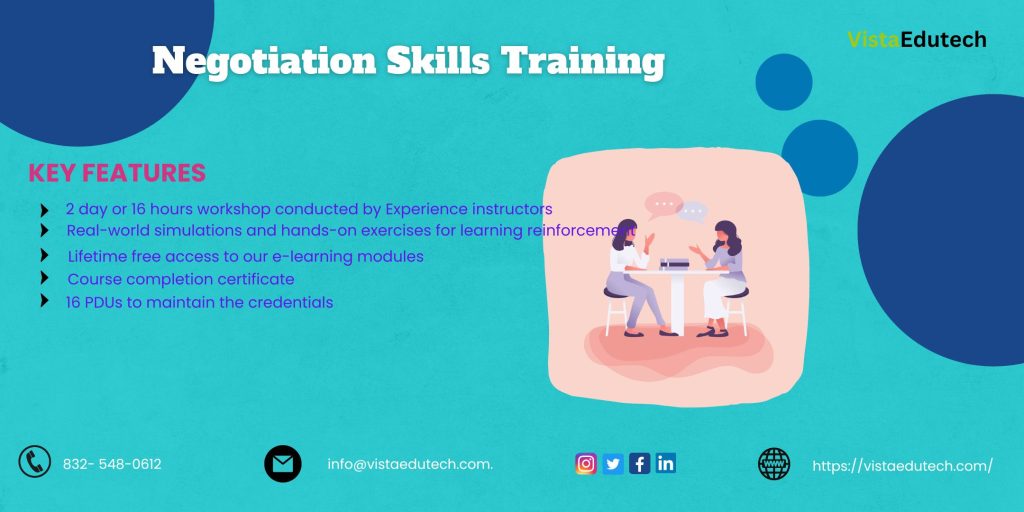 Negotiation Skills Training – Vista Edutech